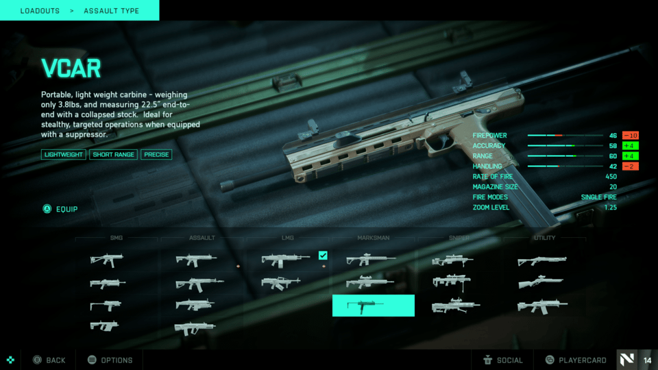 Battlefield 2042 | Mejor loadout del VCAR: Configuración… | EarlyGame