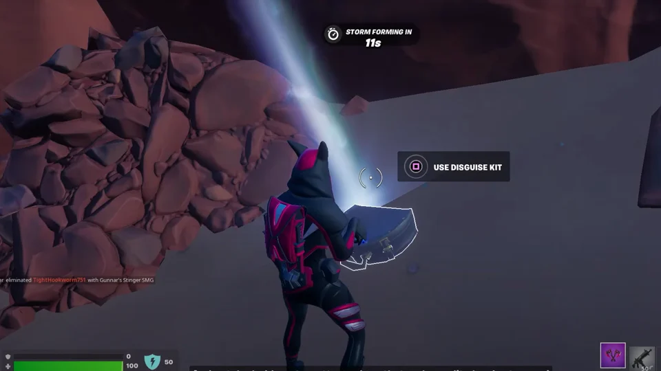 Fortnite: Use A Disguise Kit & Place Weapon Schematics | EarlyGame Fortnite: Use A Disguise Kit & Place Weapon Schematics | EarlyGame