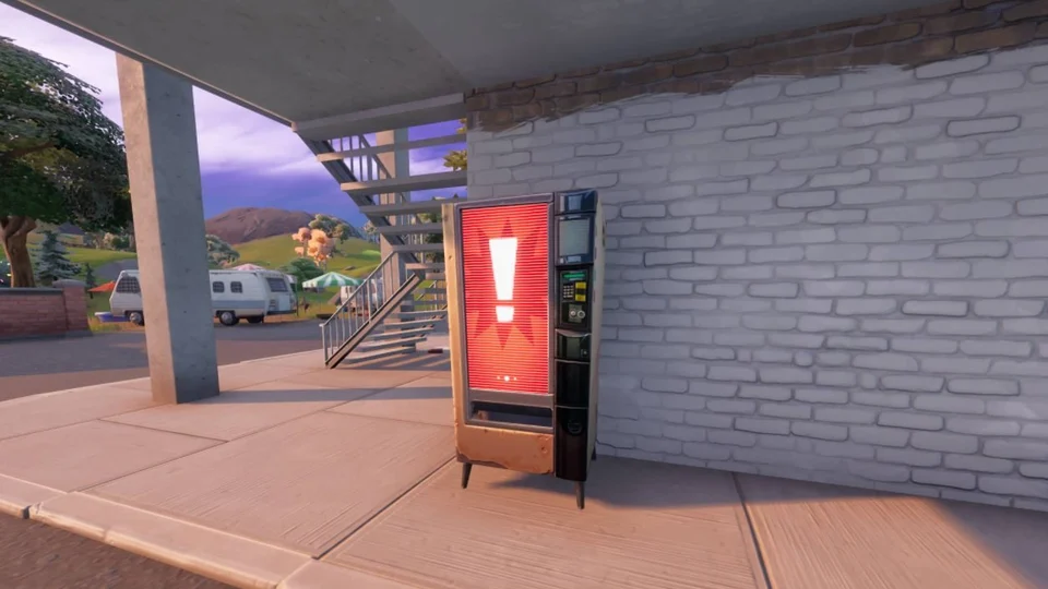 Fortnite Challenge: Buy an Item from a Broken Vending… | EarlyGame