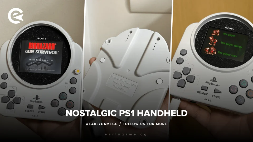 Modder Creates The Ultimate Nostalgic PS1 Handheld Out Of… | EarlyGame